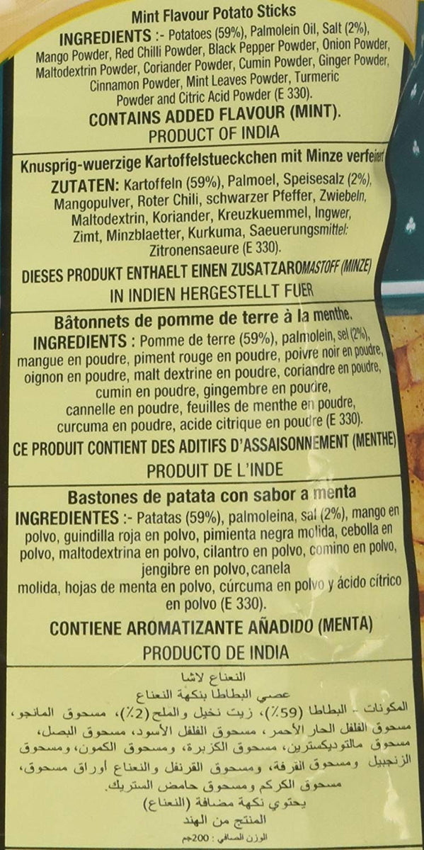 Mint Lachha Potato Sticks – Indian Market