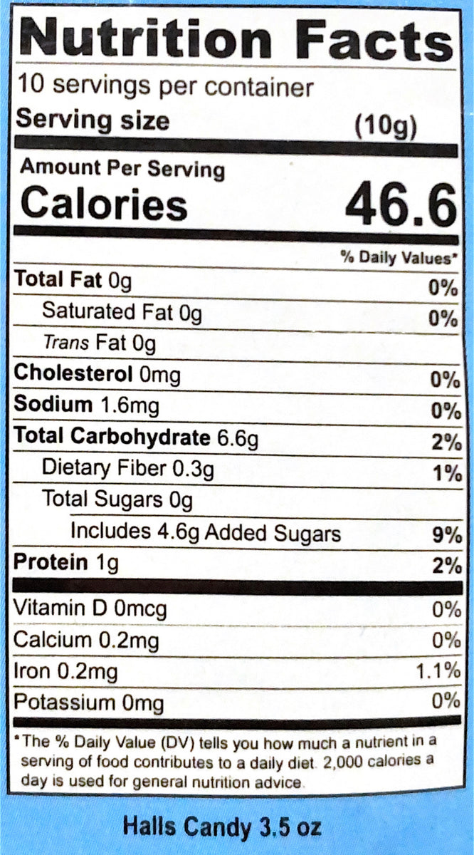 Halls Candy – Indian Market